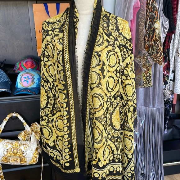 Versace | Accessories | Silk Versace Shawl | Poshmark